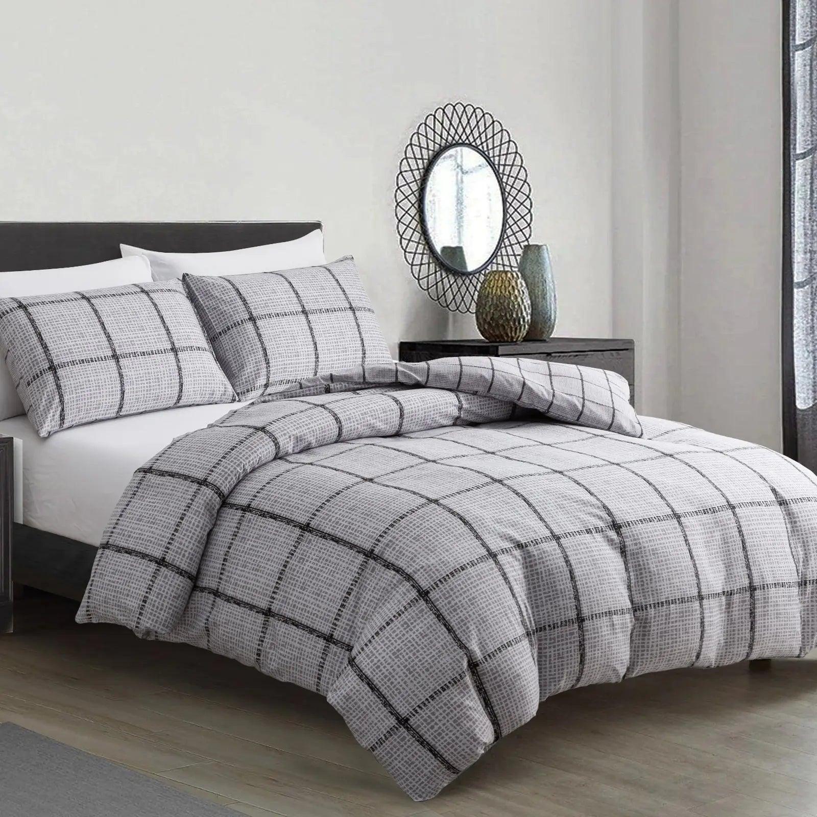 Grunch Lines Duvet Cover Set UK - Pamposh
